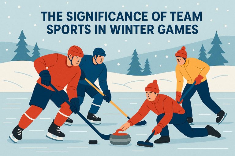 The significance of team sports in winter games.